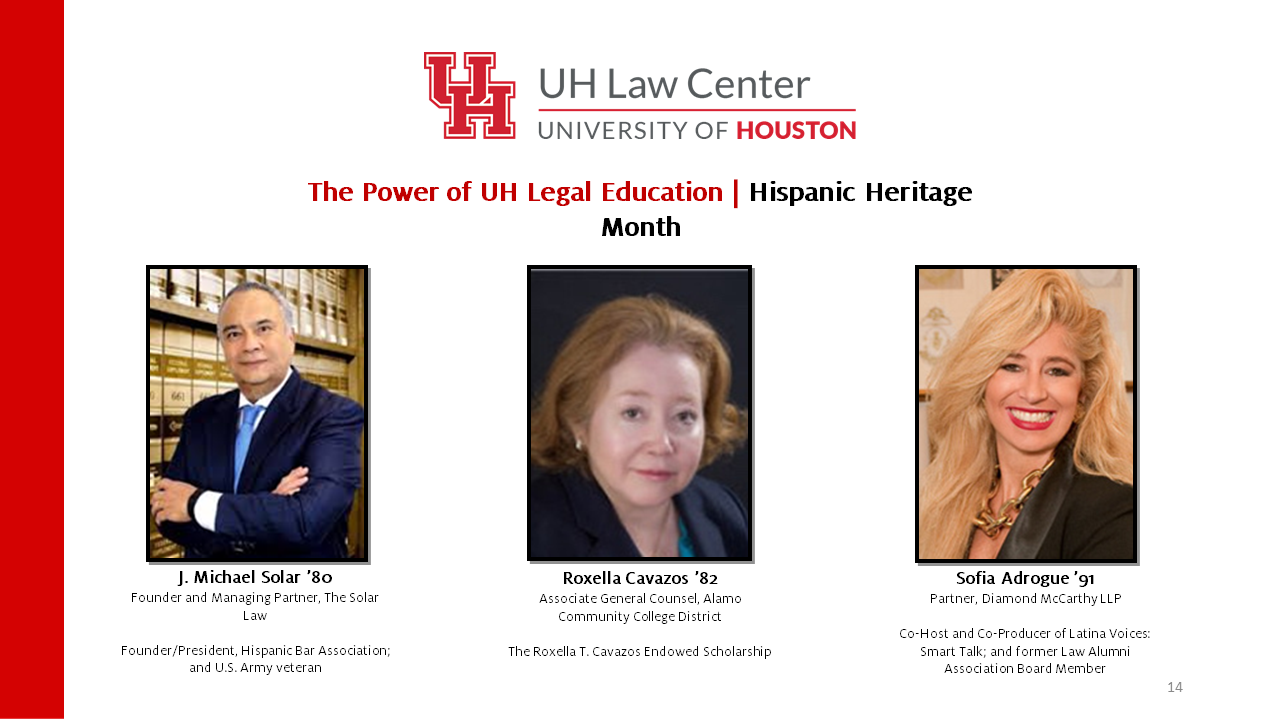 The Power of a UH Legal Education: Hispanic History Month - University ...