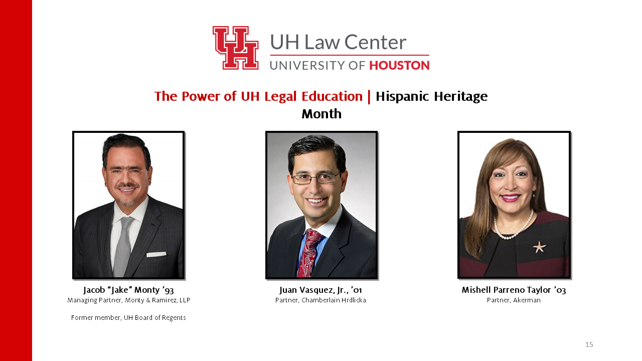 The Power of a UH Legal Education: Hispanic History Month - University ...