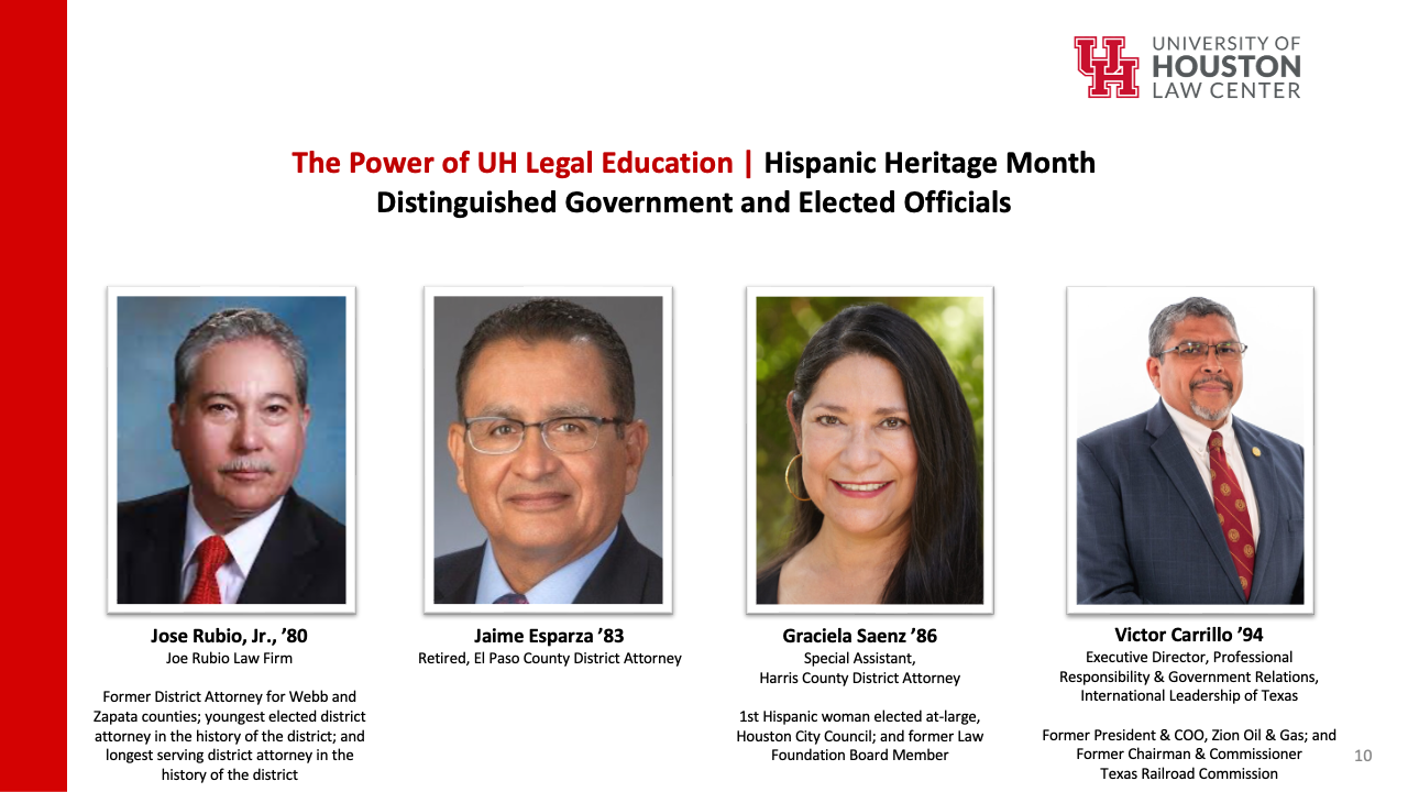 The Power of a UH Legal Education: Hispanic History Month - University ...
