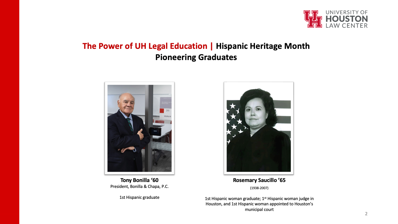 The Power of a UH Legal Education: Hispanic History Month - University ...