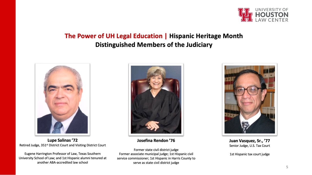 The Power of a UH Legal Education: Hispanic History Month - University ...